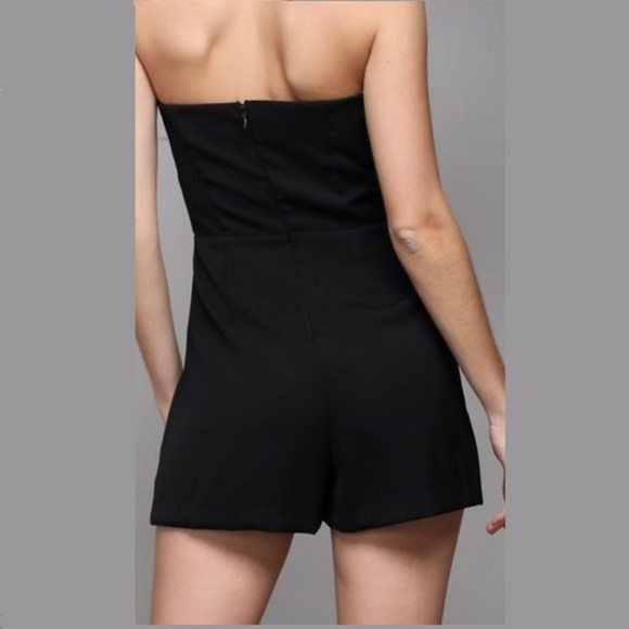 Pants & Jumpsuits | Tuxedo Mini Romper | Poshmark